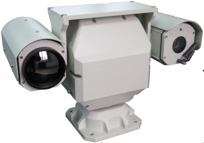 PTZ Surveillance Long Range Vehicle Mounted Dual Thermal Imaging Camera