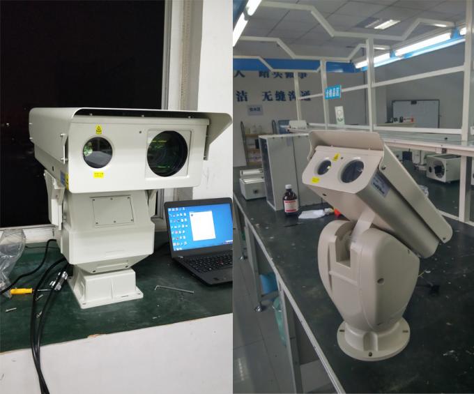 PTZ Long Distance Surveillance Camera , Motorized Lens Long Range IR Camera