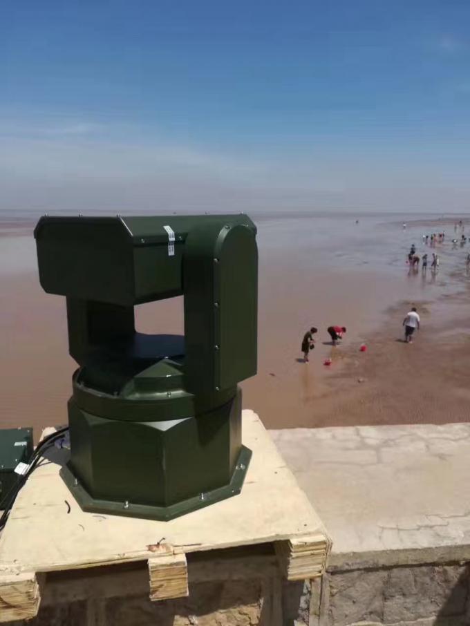 Military Grade Multi Sensor Long Range Thermal , PTZ GYRO Laser ...