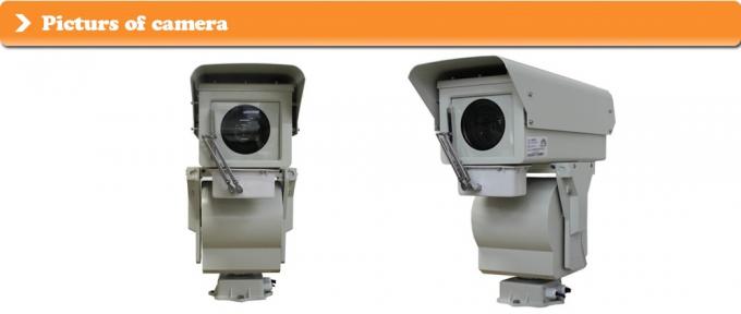 Dustproof AC24V Fog Penetration Camera 50Hz 6 - 10km Distance RJ45 ...