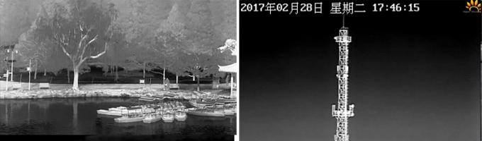 36X Optical Zoom Dome Dual Thermal Camera Ingress Protection IP66