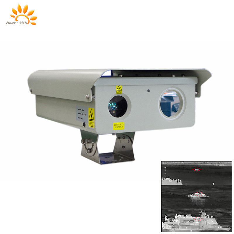 PTZ Laser Camera 1080P Resolution Wide Pan Long Range For Marine ...