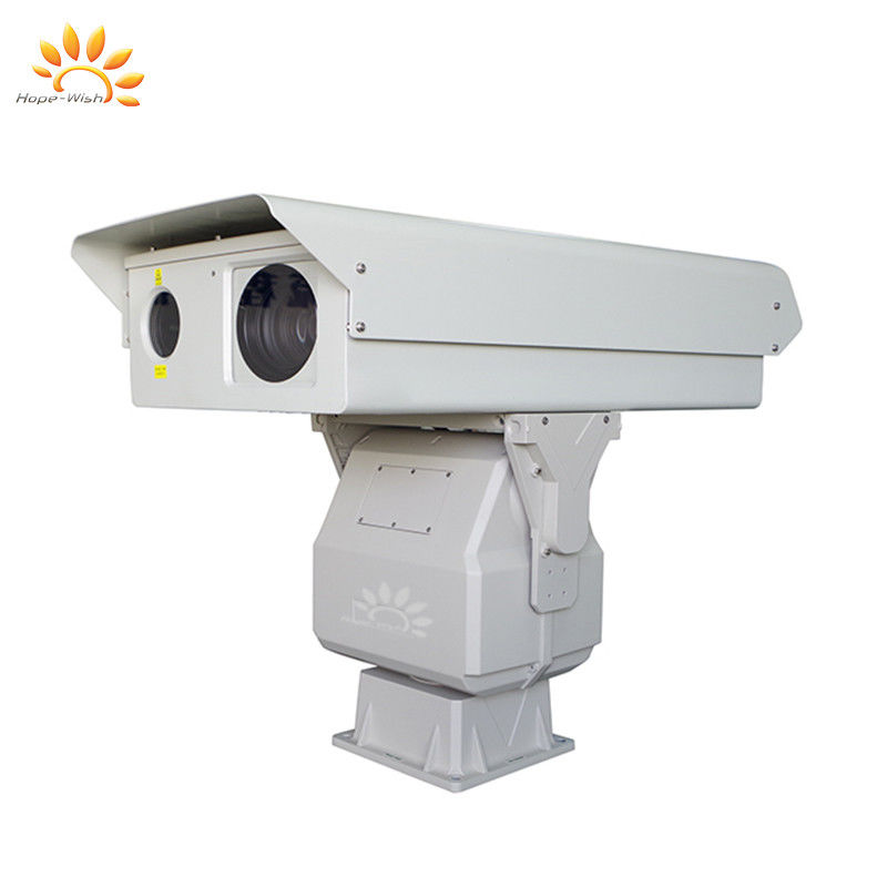 360 Degree Pan Tilt Zoom Laser Camera With 1080P Resolution For Marine ...