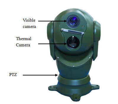 30X Optical Zoom Dome Dual Thermal Camera Long Range Ptz Camera For ...