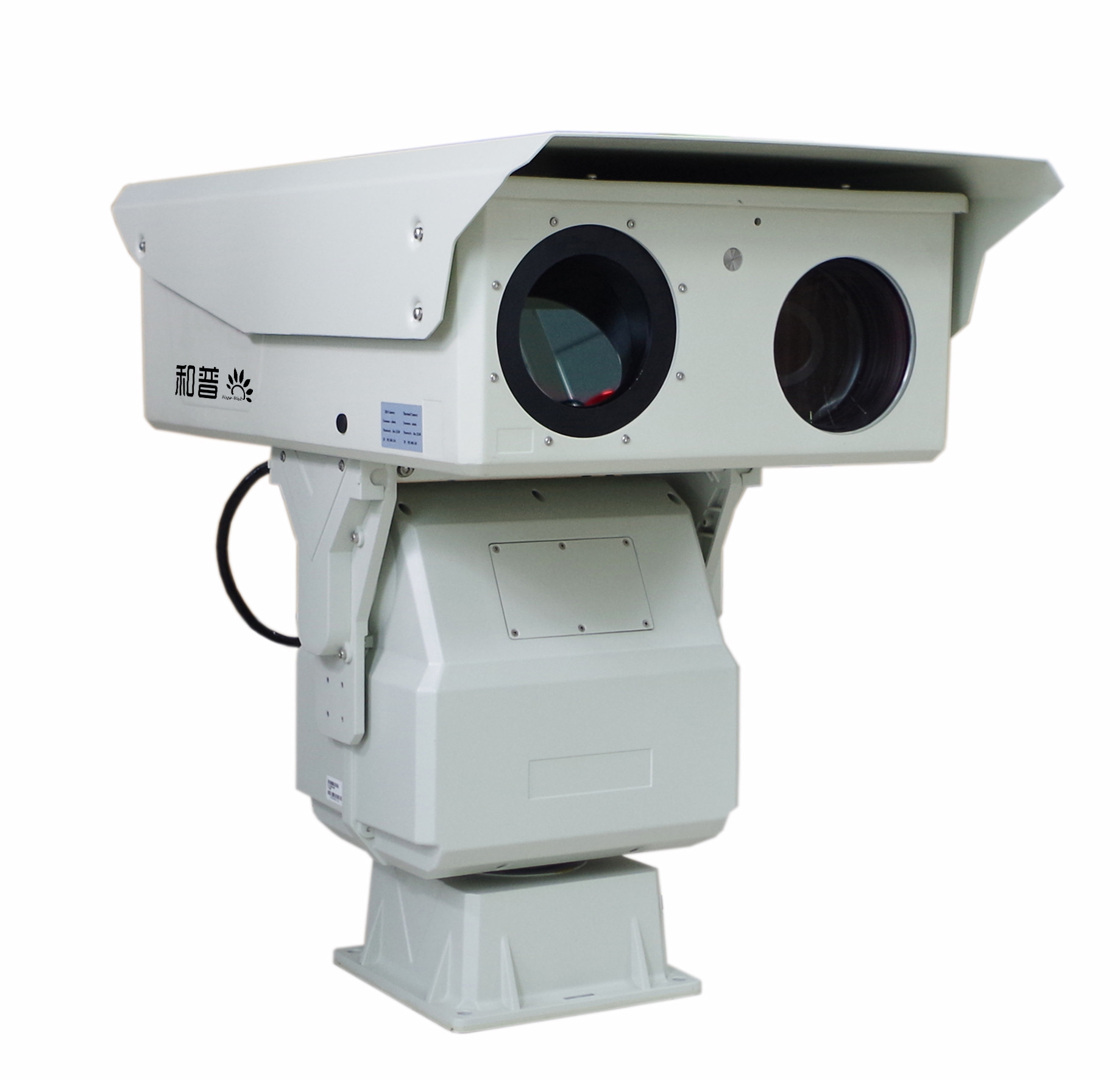 Long Distance Dual Sensor Thermal PTZ Thermal Camera For Early Fire ...