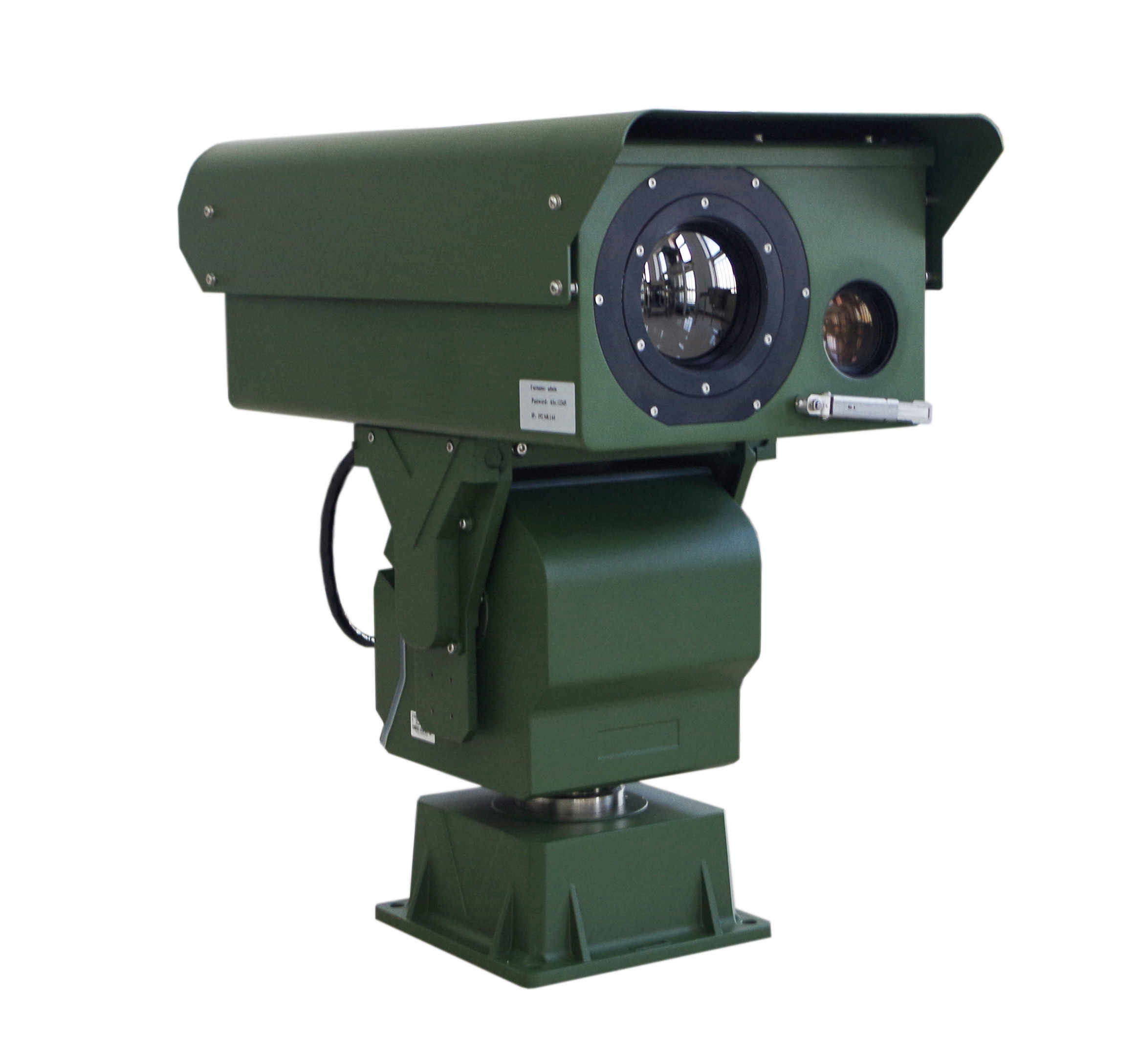 PTZ Thermal Sensor Type Long Range Thermal Camera For N × 360 ...