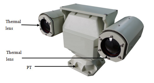 Dual Sensor Long Range Thermal Imaging Camera Vehicle Mounted Ptz ...