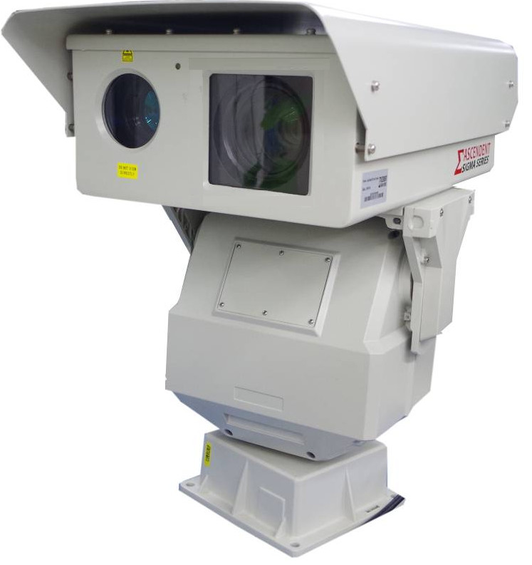 Security Long Range Infrared Camera With 808nm IR Illuminator For City ...